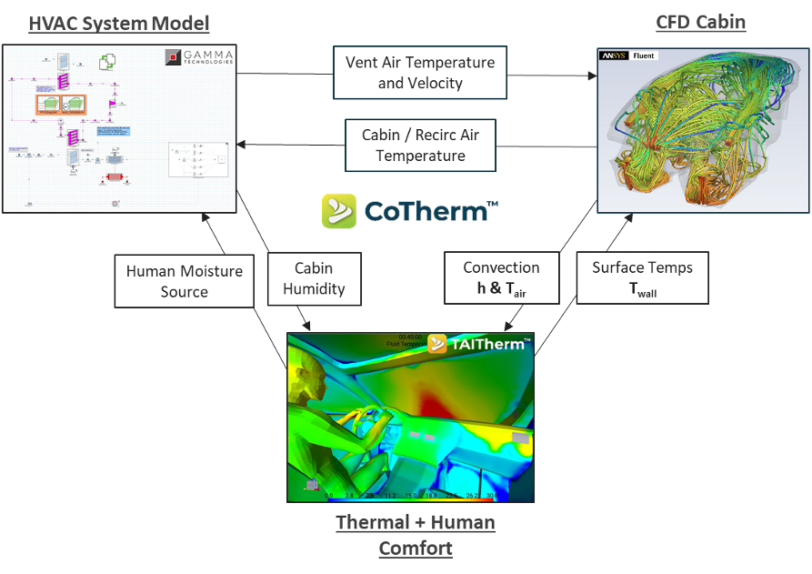 3-Tool Coupling with the Human Thermal Modeling Extension